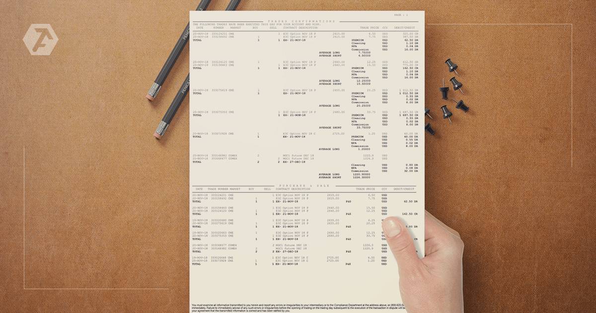 How to read brokerage statements | ATAS