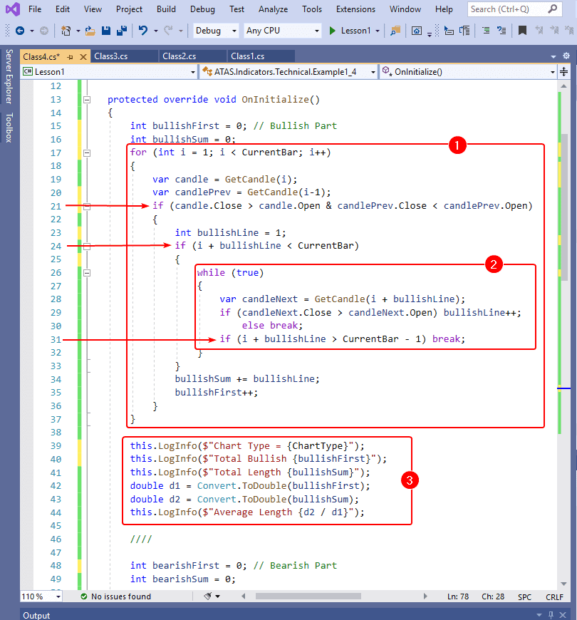 How to write algorithms for ATAS | ATAS