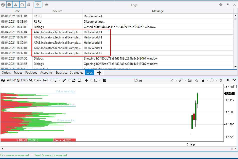 How to write algorithms for ATAS | ATAS
