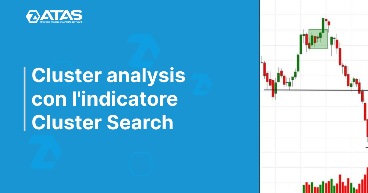 Cluster analysis con l'indicatore Cluster Search | ATAS
